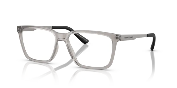 Armani Exchange Eyeglasses - Transparent Gris Brillant