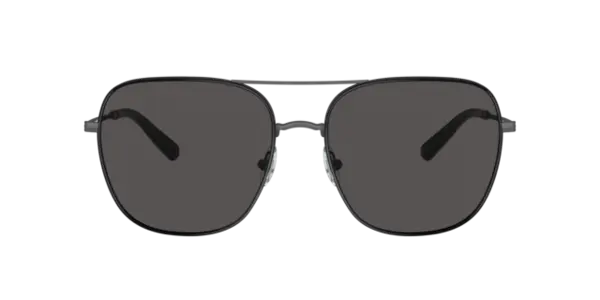 Brooks Brothers Aviator Sunglasses - Matte Gunmetal