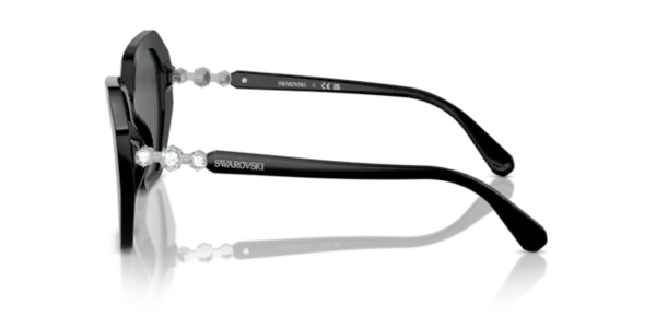 SWAROVSKI Irregular Sunglasses - Black