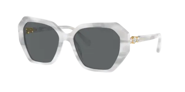 SWAROVSKI Irregular Sunglasses - White