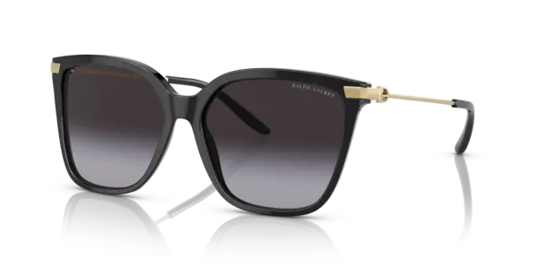 Ralph Lauren Full Rim Sunglasses - Shiny Black