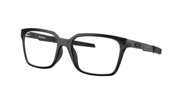 Oakley Rectangle Full Rim Eyeglasses - Satin Black