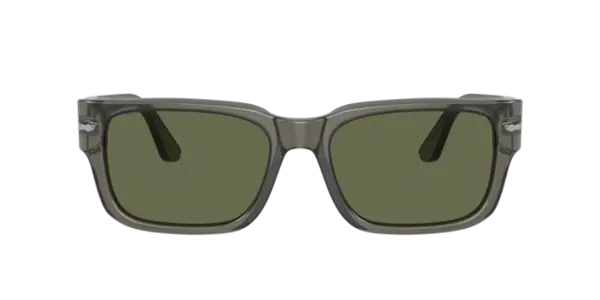 Persol Rectangle Sunglasses - Transparent Taupe Gray