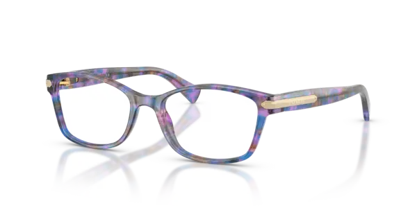 COACH Hc6065 Eyeglasses - Écaille De Tortue Pourpre Confetti