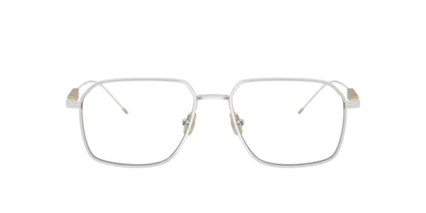 Brunello Cucinelli Titanium Rectangle Eyeglasses - Palladium