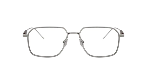 Brunello Cucinelli Titanium Rectangle Eyeglasses - Pewter