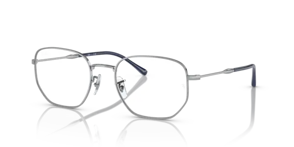 Ray-ban Full Rim Eyeglasses - Silver