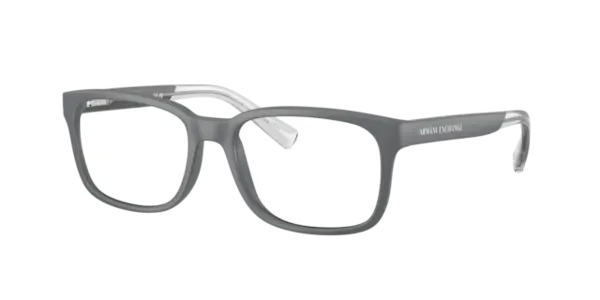 Armani Exchange Square Eyeglasses - Matte Grey