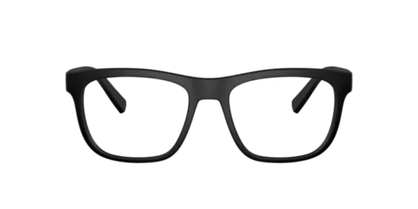 Armani Exchange Square Eyeglasses - Matte Black