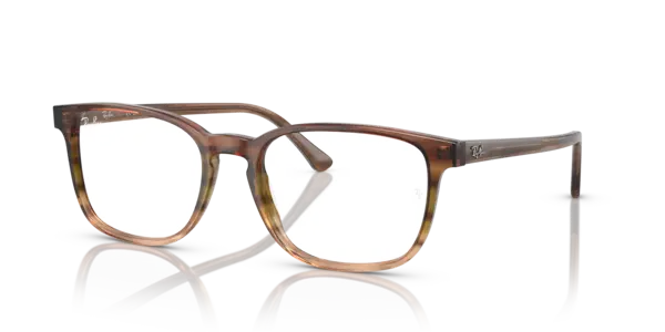 Ray-ban Eyeglasses - Striped Brown & Green