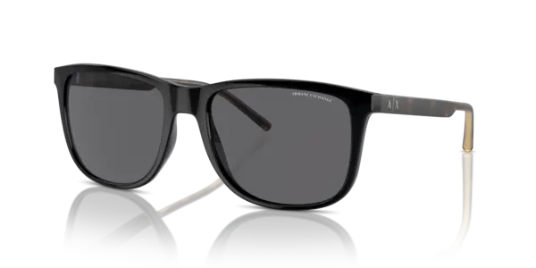 Armani Exchange Sunglasses - Shiny Black