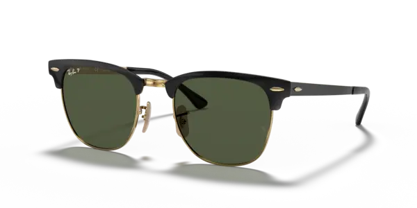 Ray-ban Clubmaster Sunglasses - Noir Sur Or