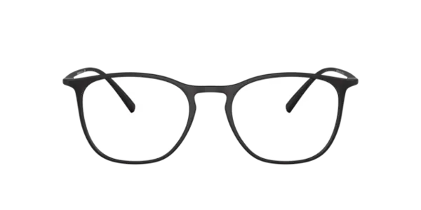 Giorgio Armani Square Eyeglasses - Matte Black