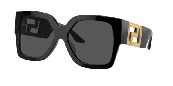 Versace Rectangle Sunglasses - Black