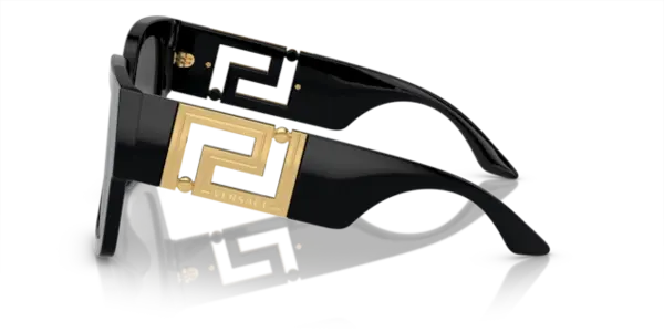 Versace Rectangle Sunglasses - Black
