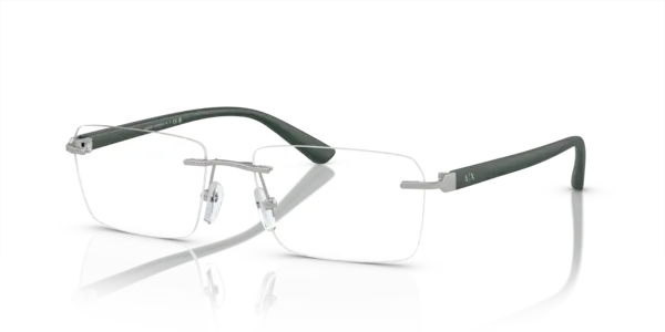 Armani Exchange Rimless Eyeglasses - Plateado Mate