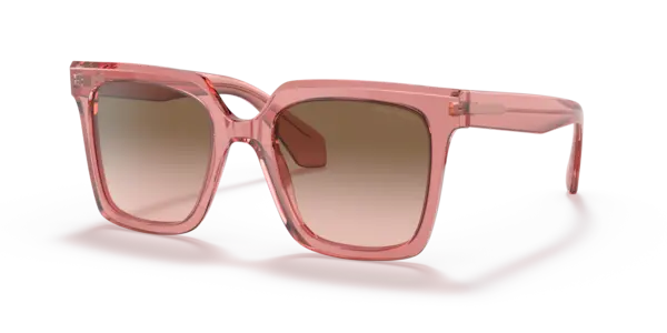 Giorgio Armani Ar8156 Square Frame Sunglasses - Transparent Pink