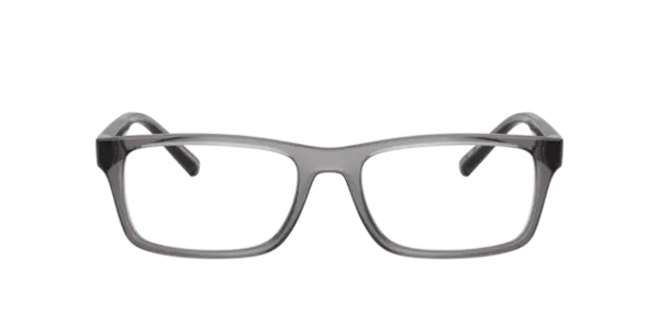 Armani Exchange Optical Glasses - Shiny Transparent Grey