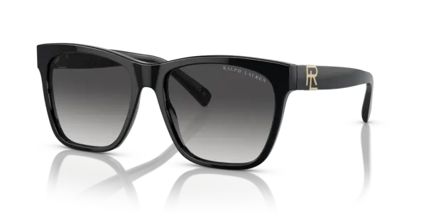 Ralph Lauren Full Rim Square Sunglasses - Noir