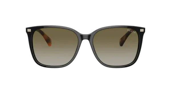 Ralph Lauren Acetate Square Frame Sunglasses - Shiny Black