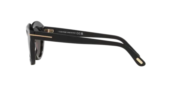TOM FORD Toni Sunglasses - Black Shiny