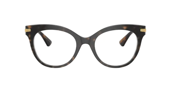 Dolce & Gabbana Butterfly Optical Frames - Havana On White Barrow