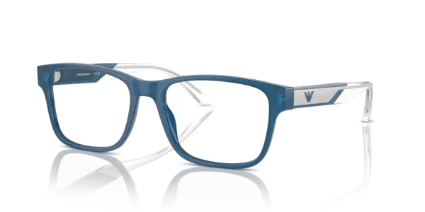 Emporio Armani Ea3239 Eyeglasses - Shiny Opaline Blue