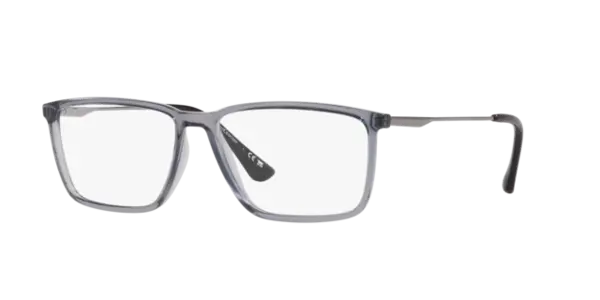 LENSCRAFTERS Rectangle Eyeglasses - Gris Traslúcido