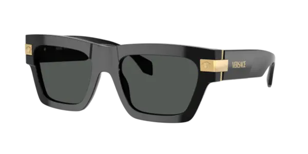 Versace Rectangle Sunglasses - Black