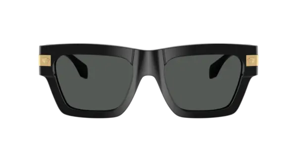Versace Rectangle Sunglasses - Black