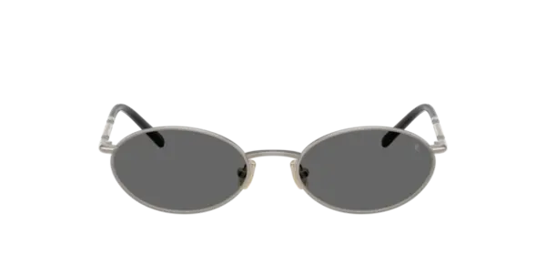 Brunello Cucinelli Oval Frame Sunglasses - Gunmetal