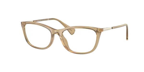 Ralph Lauren Oval Eyeglasses - Shiny Transparent Beige