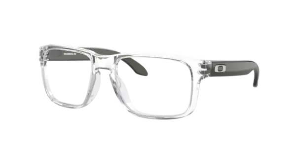 Oakley Full Rim Square Eyeglasses - Polished Clear