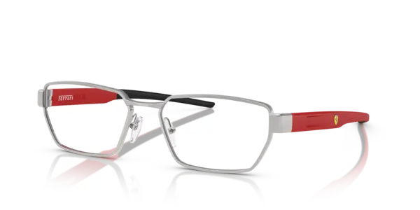 SCUDERIA FERRARI Fz7008 Eyeglasses - Plateado Cepillado