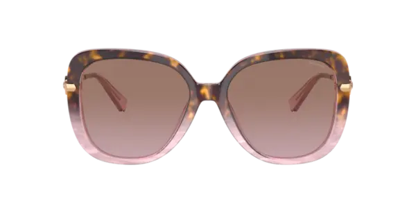 COACH Square Frame Sunglasses - Rose Tortoise Gradient