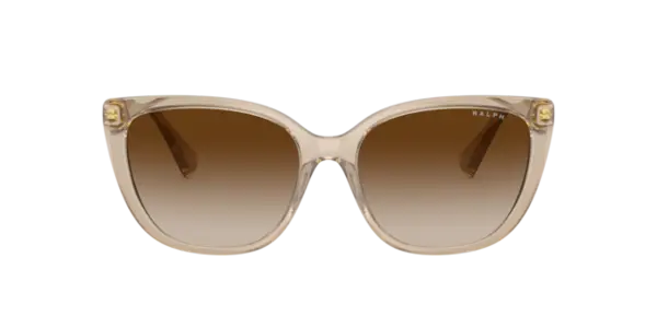 Ralph Lauren Butterfly Frame Sunglasses - Shiny Transparent Brown