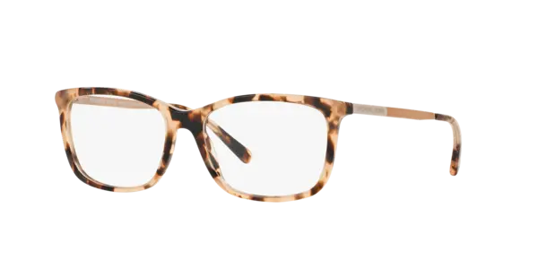 Michael Kors Full Rim Eyeglasses - Écaille De Tortue Rose