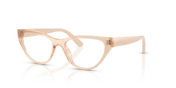 VOGUE EYEWEAR Full Rim Cat Eye Eyeglasses - Transparent Peach