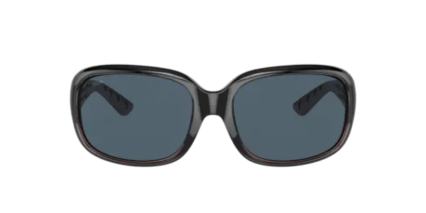 COSTA DEL MAR Gannet Sunglasses - Shiny Black,hibiscus