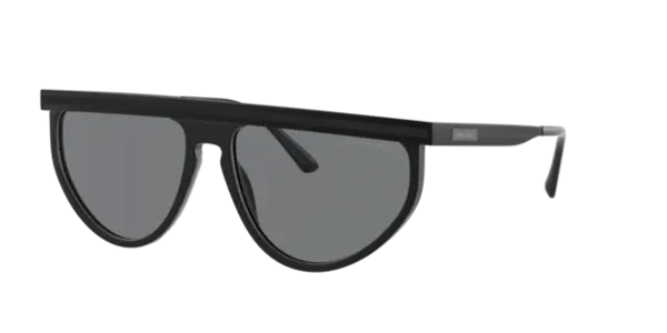 Giorgio Armani Oval Sunglasses - Noir Mat