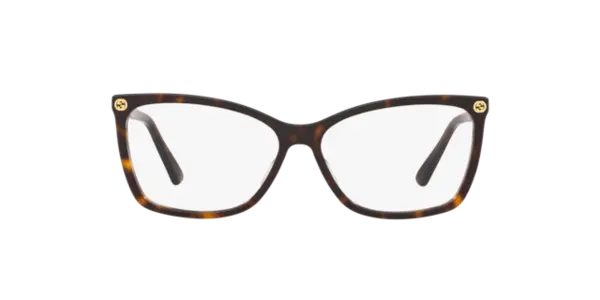 Gucci Oval Eyeglasses - Tortoise