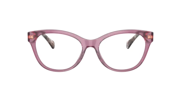 Ralph Lauren Cat Eye Eyeglasses - Shiny Transparent Violet