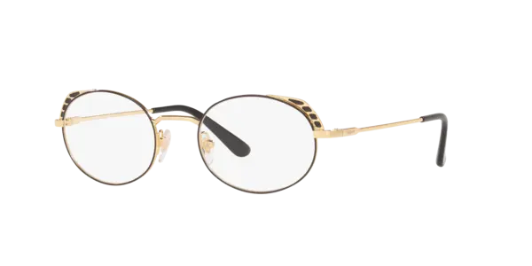 VOGUE EYEWEAR Full Rim Eyeglasses - Top Black,gold