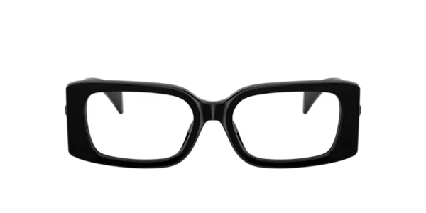Versace Rectangle Optical Glasses - Black