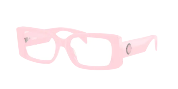 Versace Rectangle Optical Glasses - Pink