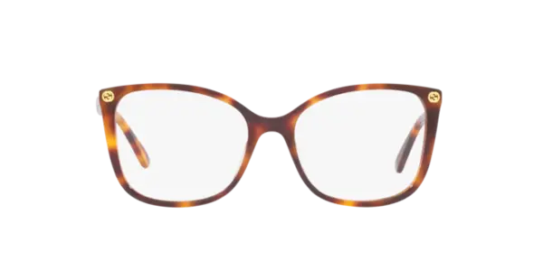 Gucci Oval Eyeglasses - Tortoise