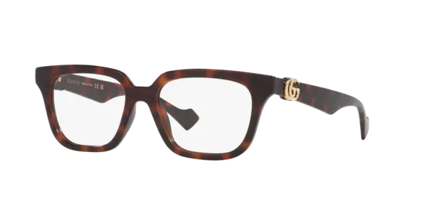 Gucci Rectangle Eyeglasses - Écaille De Tortue Havane