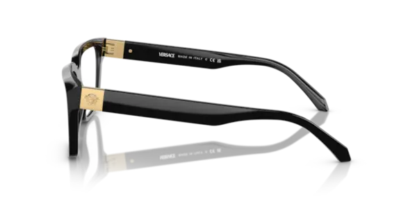 Versace Ve3357 Eyeglasses - Black