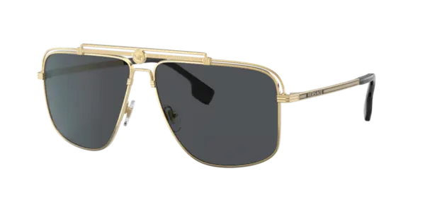 Versace Rectangle Sunglasses - Gold