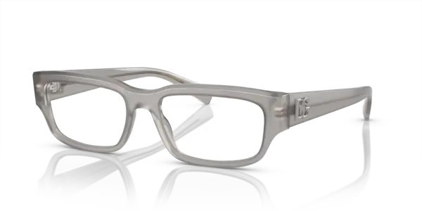 Dolce & Gabbana Rectangle Eyeglasses - Opal Grey